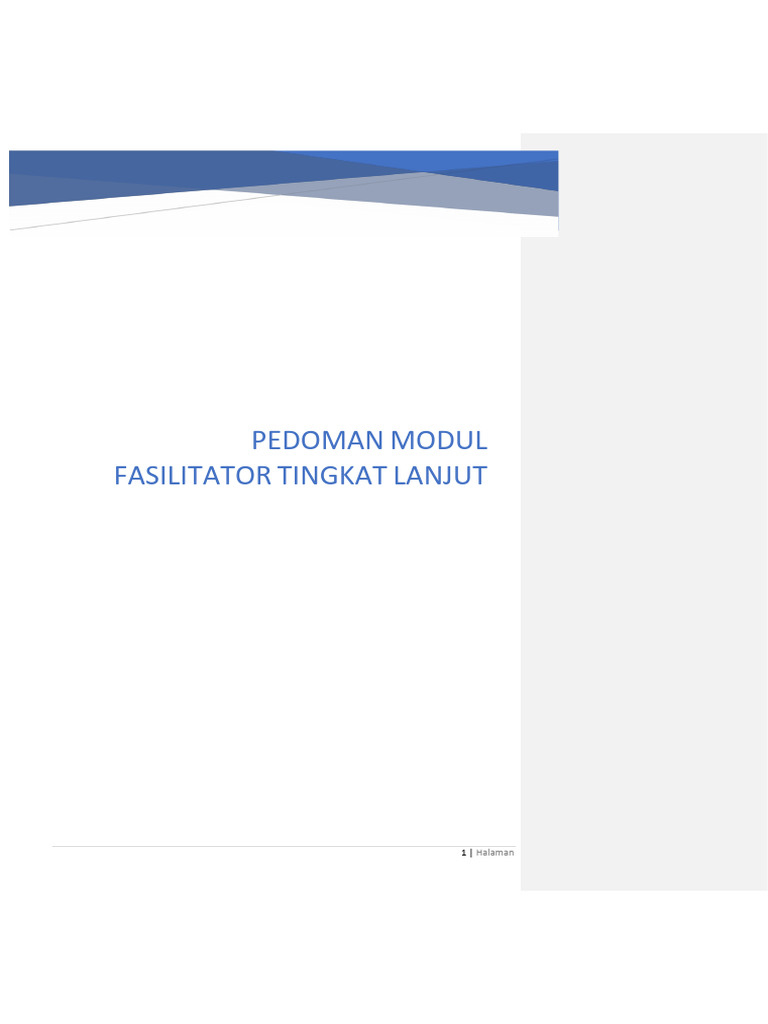 Facilitator Intermediate Module Guide | PDF