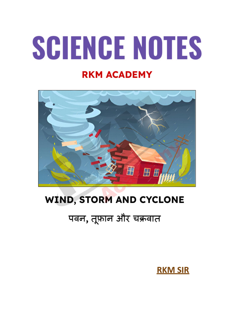 Ch-8 Wind, Storm and Cyclone Notes | PDF