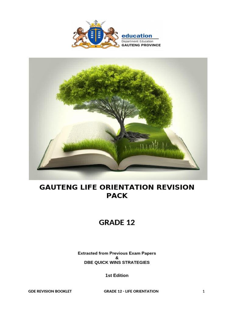 2. GDE Grade 12 Revision Pack - Life Orientation | PDF ...