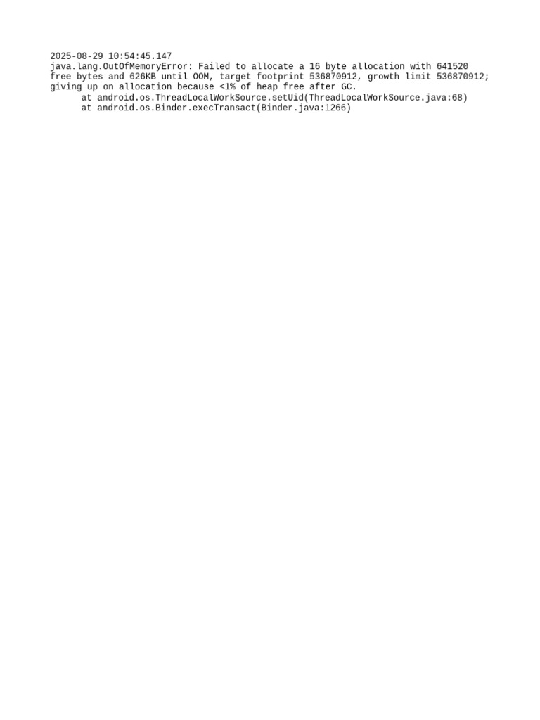 Last Crash Log | PDF
