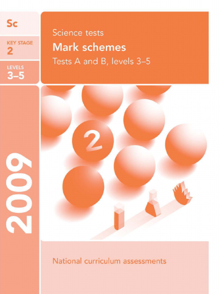 Science Test Marking Guidelines | PDF | Question