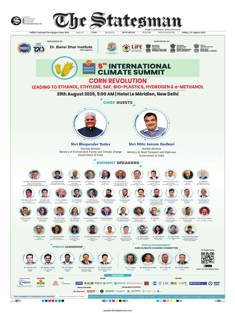States Man Delhi-TheStatesman 29-08-2025 | PDF