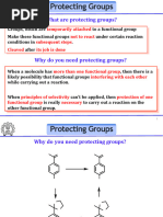 Protecting Groups | PDF | Amine | Organic Chemistry