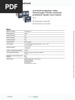 PowerLogic P3U30 Relay Overview | PDF | Relay | Sustainability