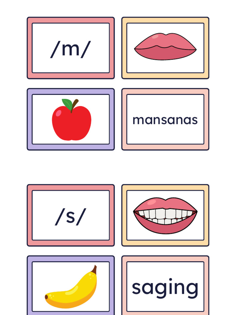 English Phonics Elkonin Boxes Worksheet in Colourful Clean Style | PDF