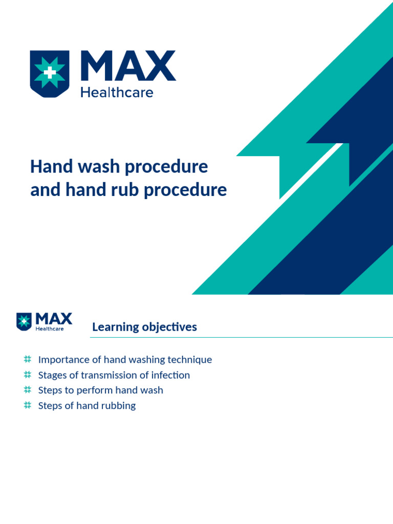 Hand Hygiene: Wash and Rub Procedures | PDF | Hand Washing | Hygiene