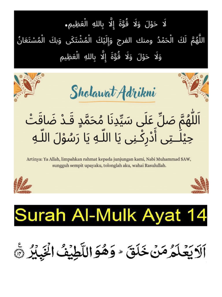 Amalan Harian | PDF