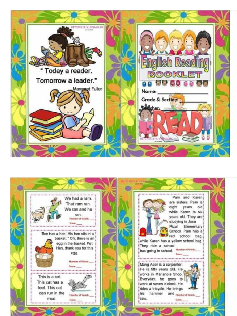 English Reading Booklet | PDF