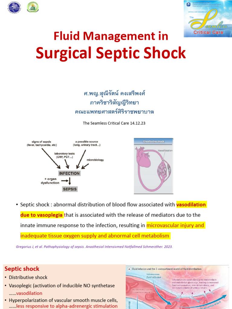 Fluid Resuscitation in Surgical Sepsis | PDF | Sepsis | Shock (Circulatory)