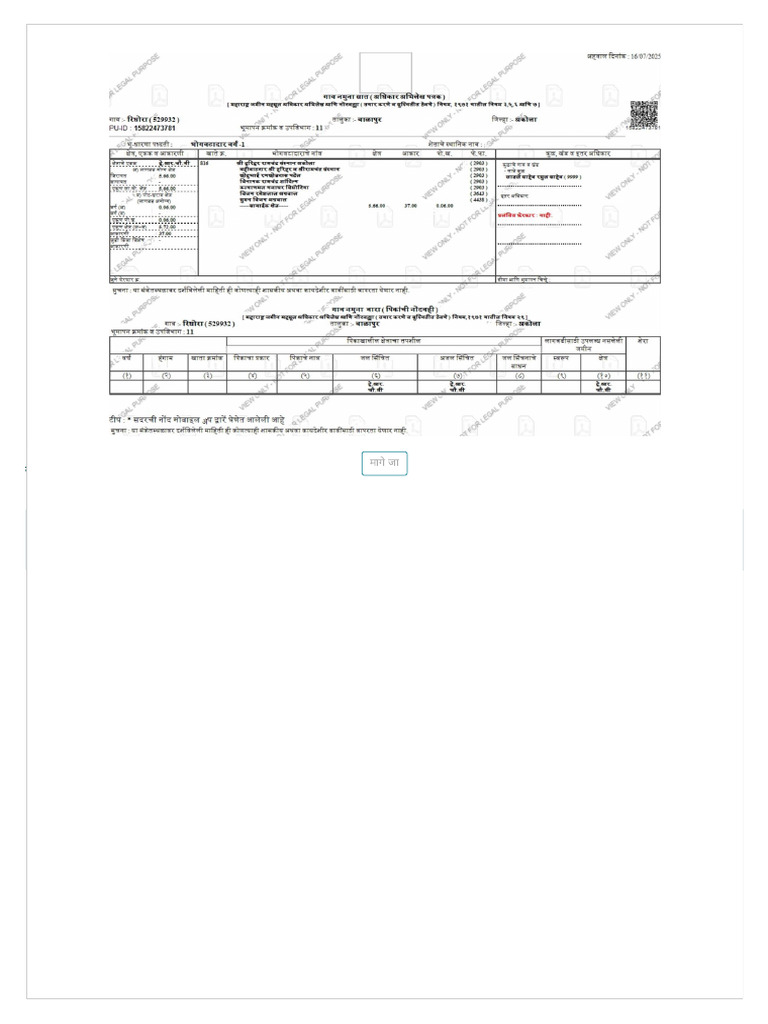 Umi Abhilekh) - A Land Record Website of Maharashtra State (India) That ...