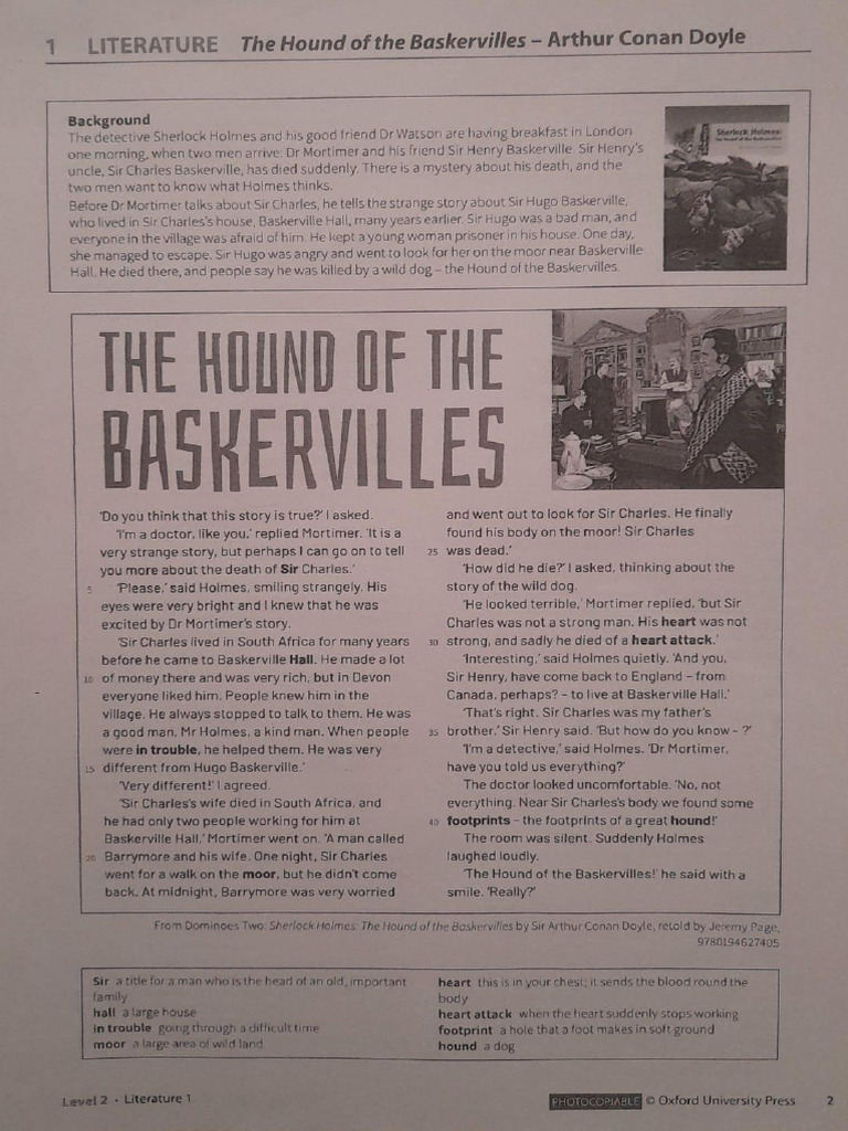 Hound of Baskerville | PDF