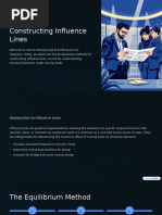 Constructing Influence Lines Using The Muller-Breslau Principle | PDF | Beam (Structure) | Triangle