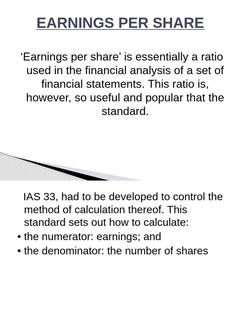 Understanding Earnings Per Share (EPS) | PDF