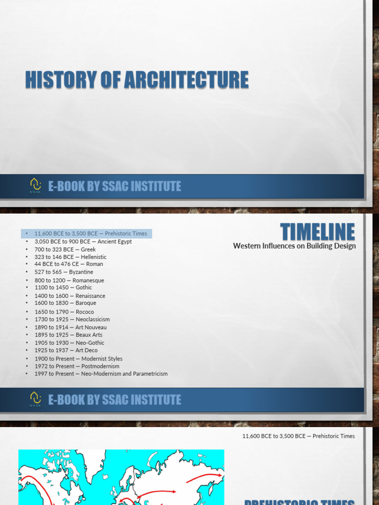 E-Book On Prehistoric Architecture | PDF | Neolithic | Stone Age