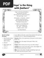 Full Poem Hope Is The Thing With Feathers | PDF