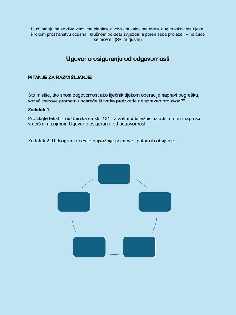 Ugovor o Osiguranju Od Odgovornosti | PDF