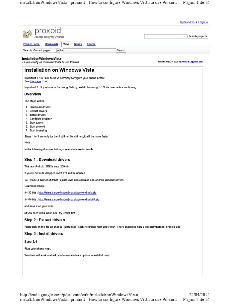 Proxoid | PDF | Device Driver | Microsoft Windows