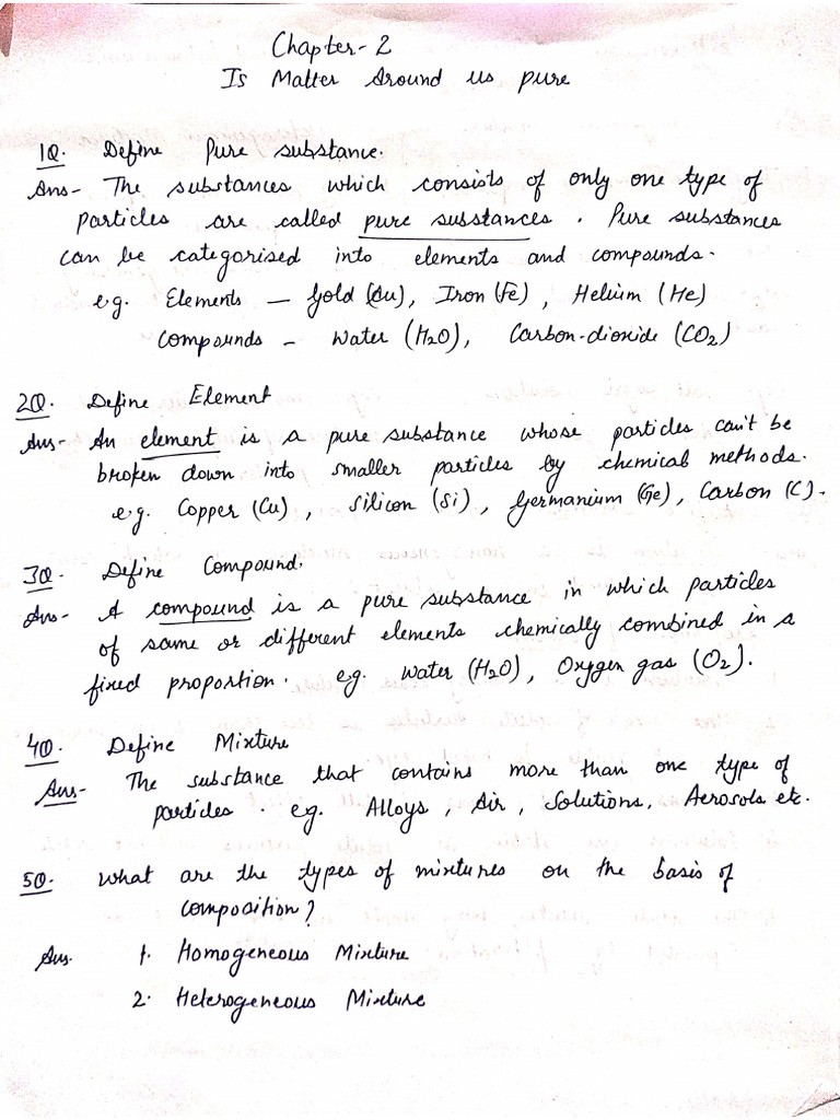 Chemistry CH 2 | PDF