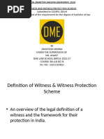 Witness Protection Act Overview | PDF | Criminal Procedure In South ...