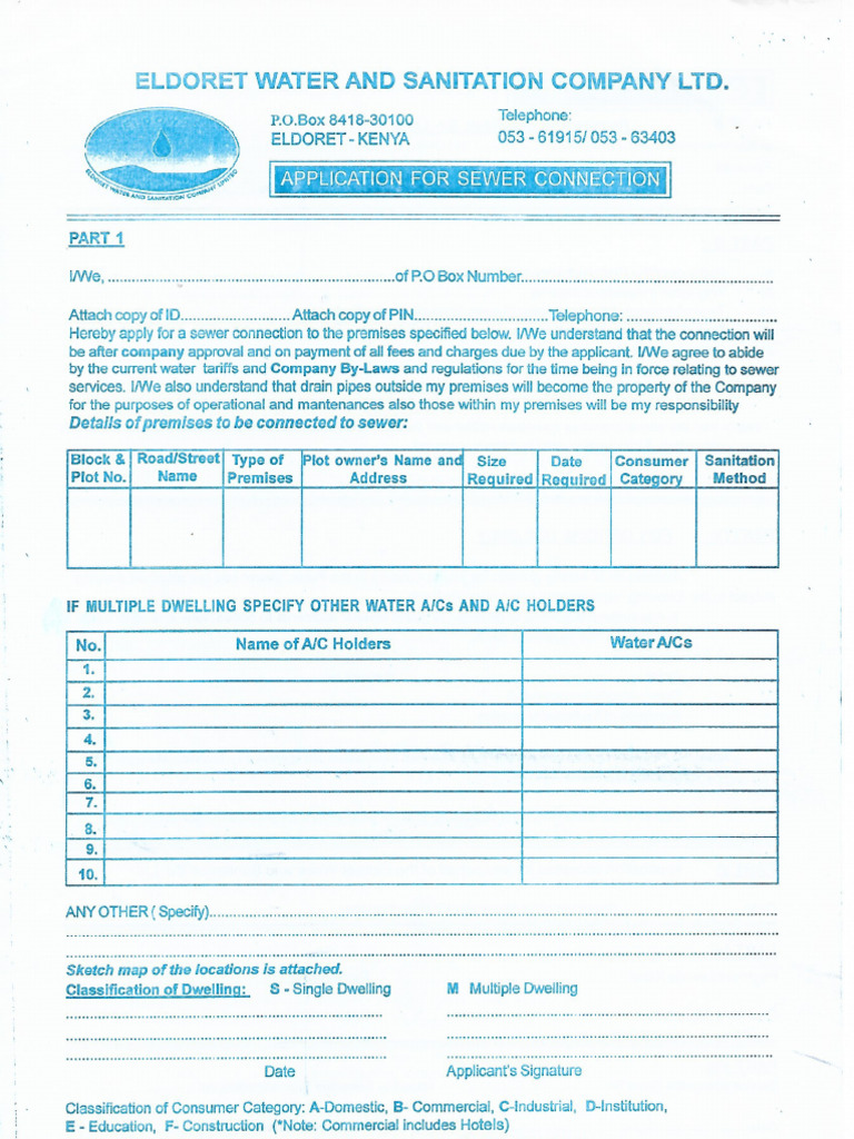 ELDOWAS Sewer Application | PDF
