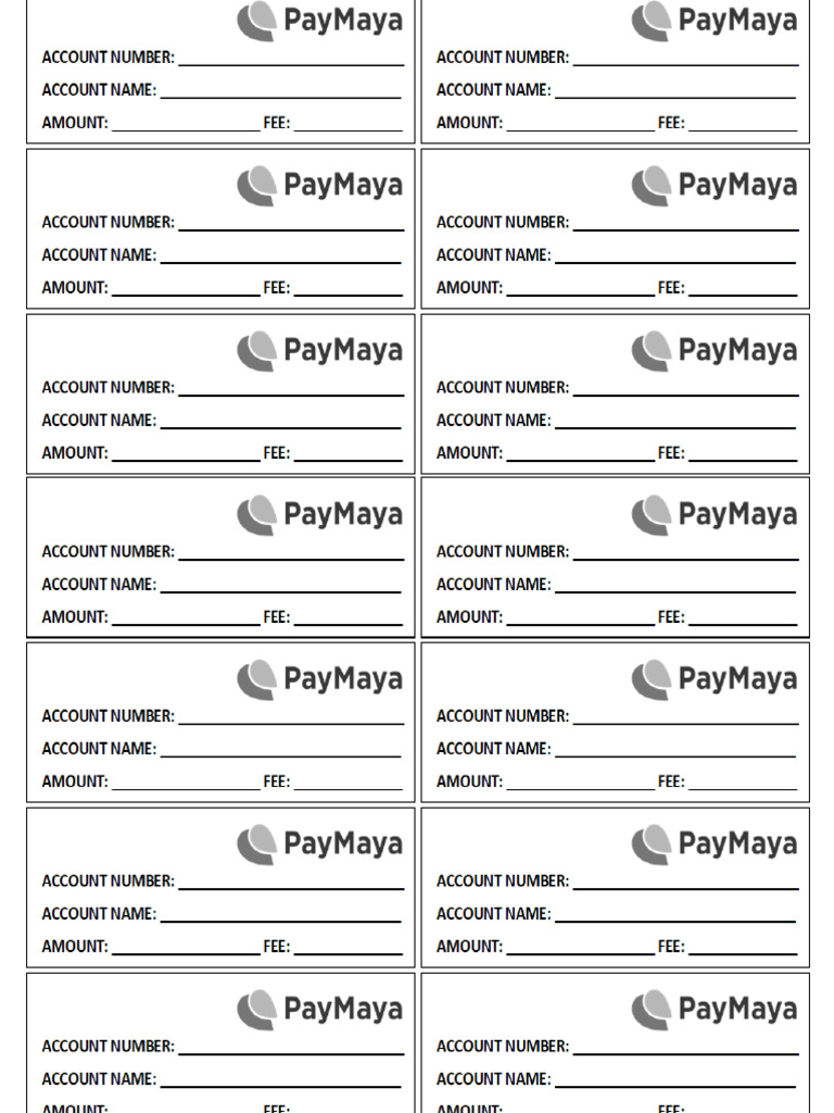 Sample GCash Bank Statement Template | PDF