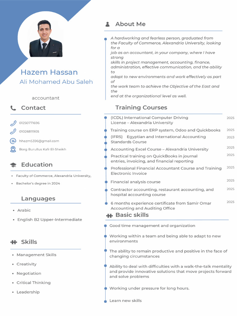 Modern Professional CV Resume | PDF