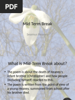 MidTerm Break | PDF