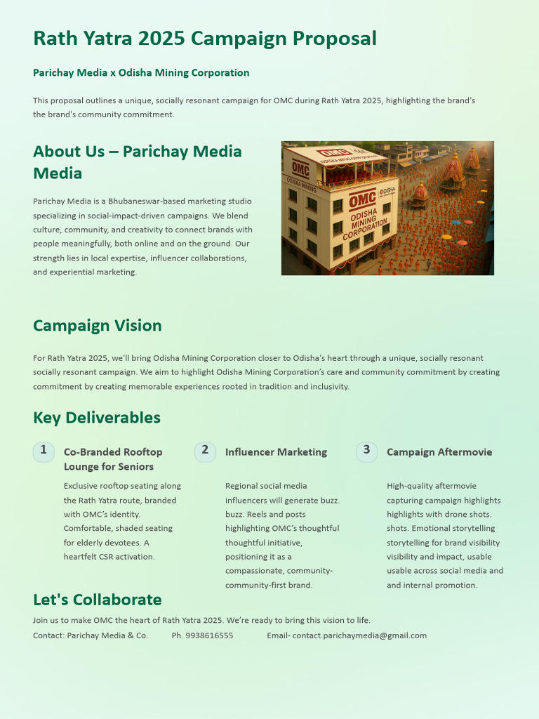 Omc Rath Yatra | PDF