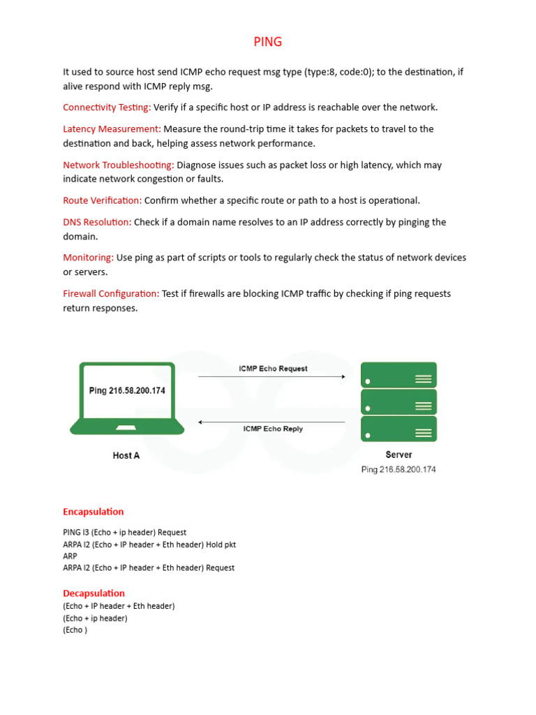 Icmp and Ping PKT Floow | PDF | Internet Protocols | Internet Standards