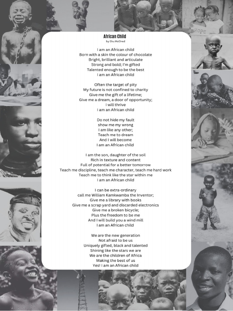 Poem African Child | PDF