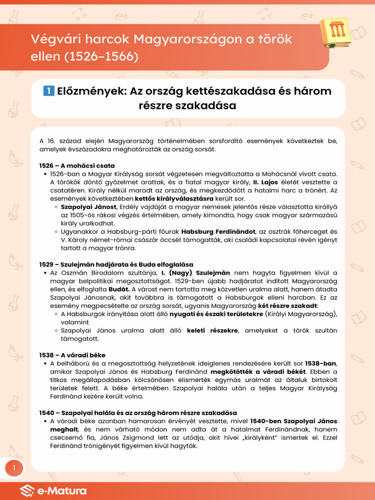 Vegvari Harcok Magyarorszagon A Torok Ellen 1526-1566 | PDF