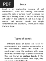 BUNDS | PDF | Surface Runoff | Land Management