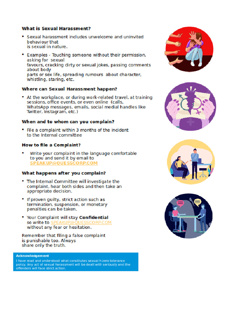 POSH Awareness Consent Letter - GS10444086 - Signed | PDF