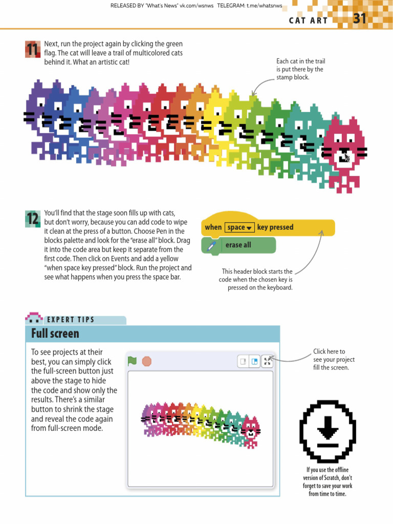 Jon Wood - Coding Projects in Scratch (Dragged) 12 | PDF | Scratch ...