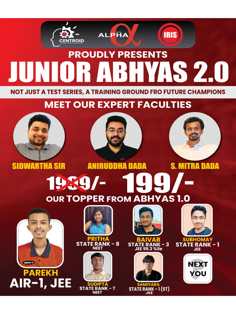 Junior Abhyas 2.0 Brochure | PDF | Area | Chemistry