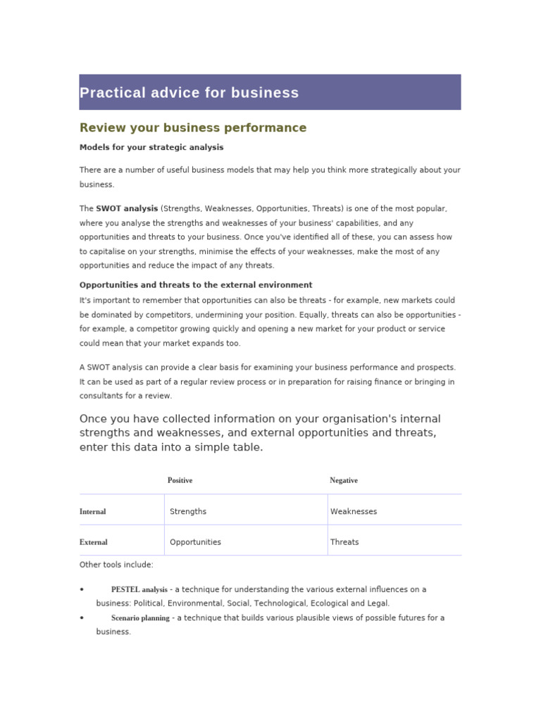 Internal Environment Analysis Guide | PDF | Swot Analysis | Economies