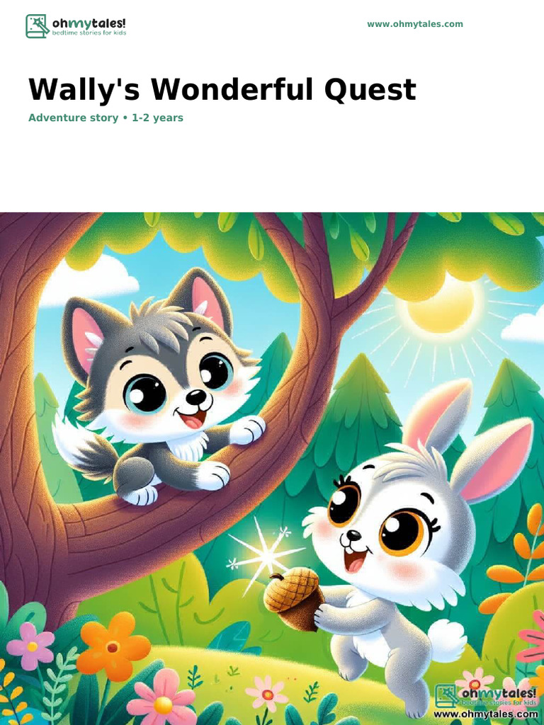 Wally's Adventure: A Fun Story for Kids | PDF