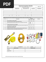 Inspection Checklist For Lifting Tools & Tackles | PDF | Manufactured ...