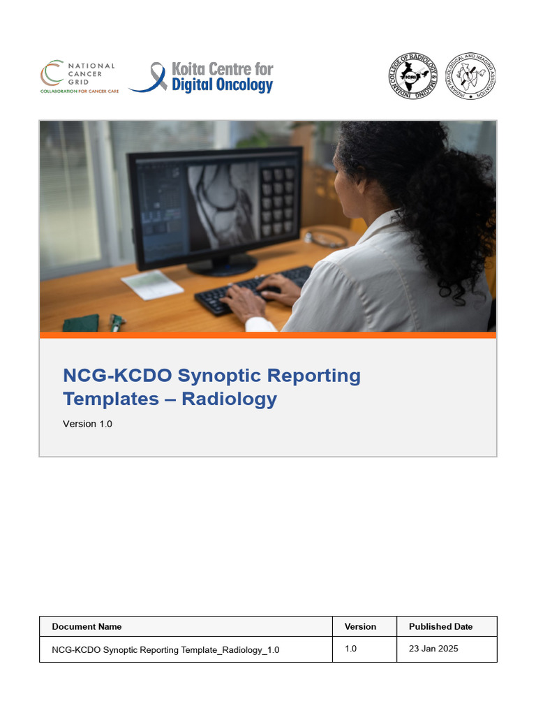 Understanding Synoptic Reporting in Radiology | PDF | Oncology | Radiology
