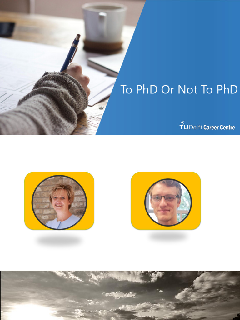 To PHD or Not To PHD - 19.04.21 | PDF | Doctor Of Philosophy | Thesis