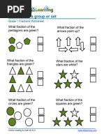 Grade 5 Fractions Worksheet | PDF