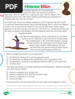 Literature Worksheet 1 | PDF | Simone Biles