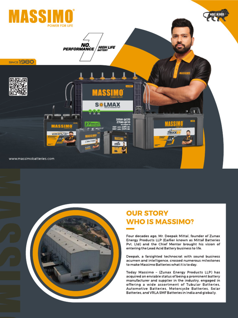 Massimo Batteries - Presentation | PDF