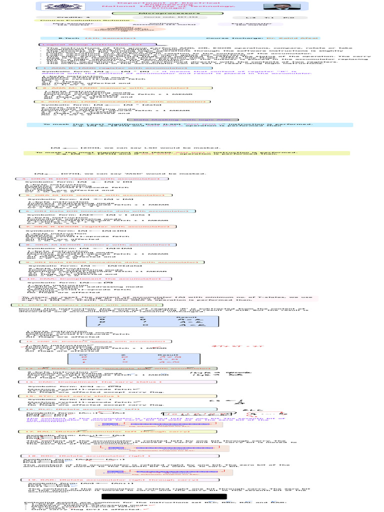 Microprocessor Lec 26-29 | PDF | Integrated Circuit | Computer Architecture
