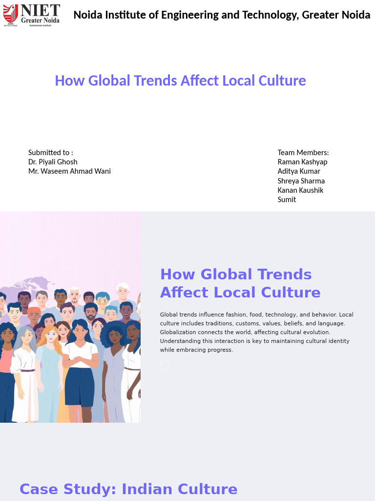 Global Trends Impacting Local Culture | PDF | Fashion