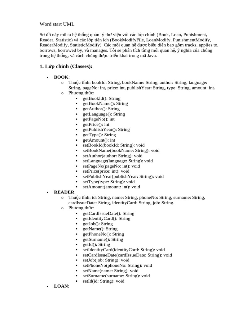 Word Start UML | PDF