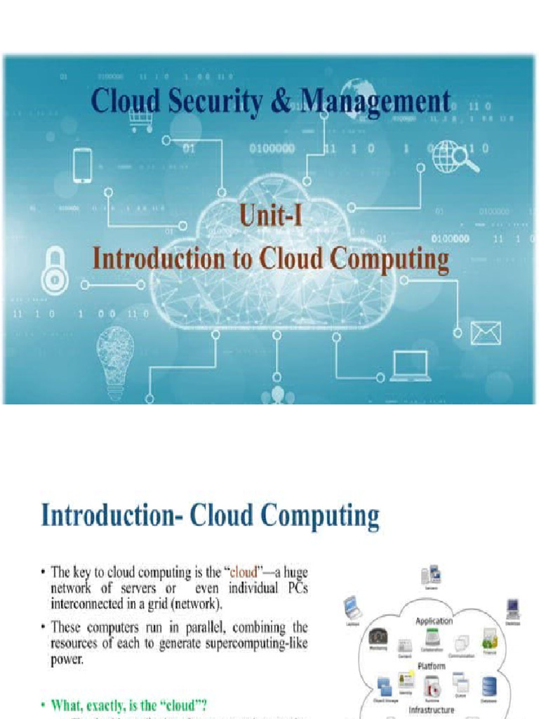 Cloud basics ppt | PDF