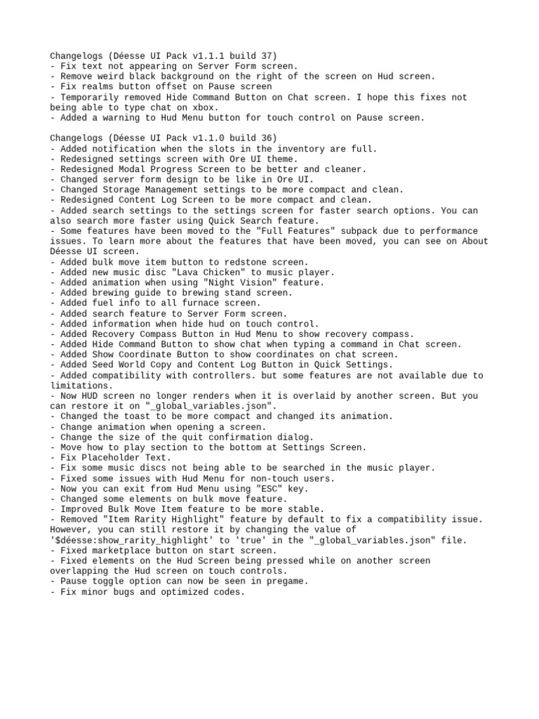 Changelog | PDF | Microsoft Windows | Computing Platforms