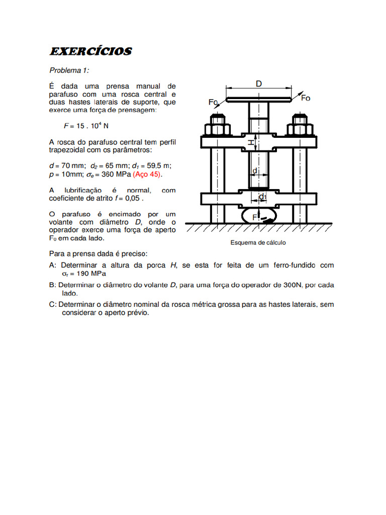Cap8 Roscas (Problemas) | PDF