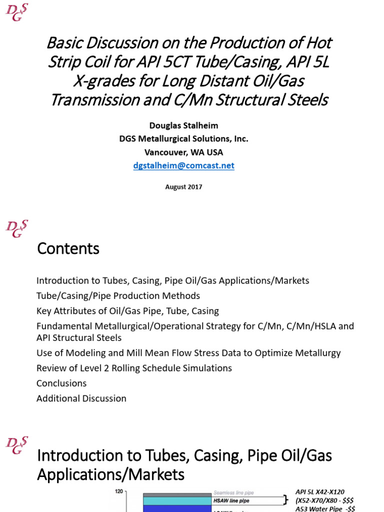 Hot Strip Coil Production for Oil/Gas Pipes | PDF | Pipe (Fluid ...